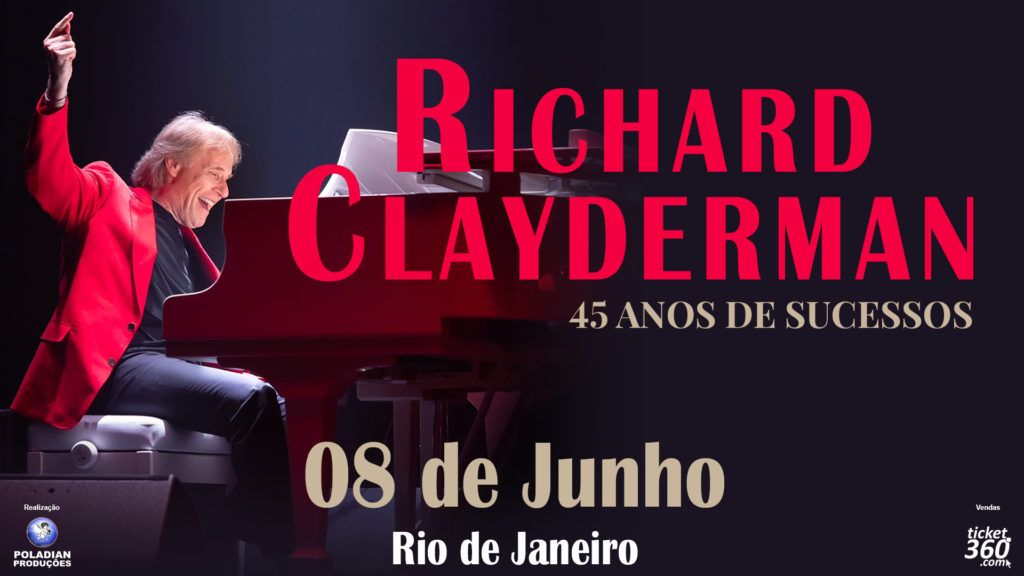 Richard Clayderman se apresenta no Municipal do Rio