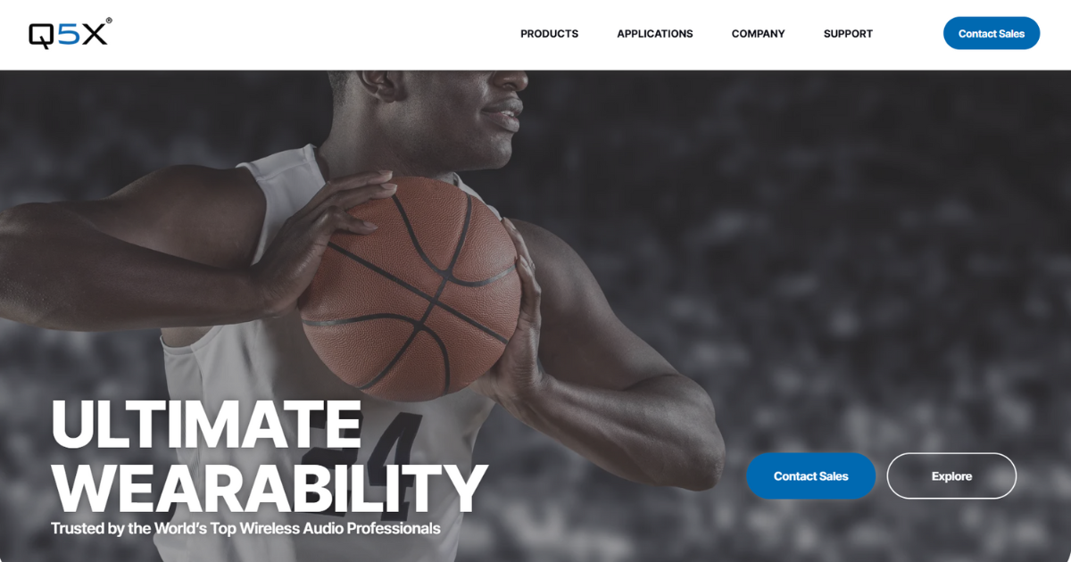 Q5X | Manufacturer of wireless audio transmitters