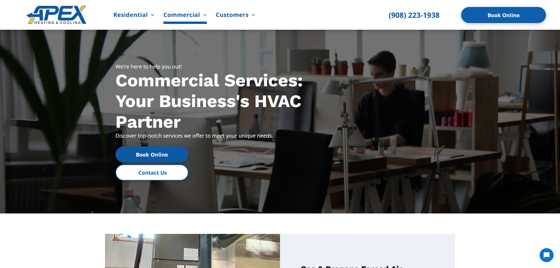 Commercial HVAC Services | Apex Heating & Cooling