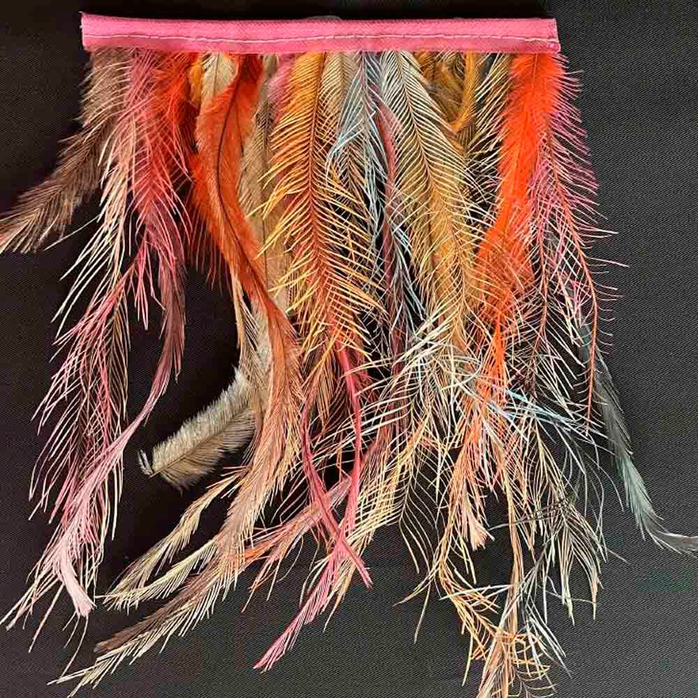 Manufacturing any design with recycled natural feathers