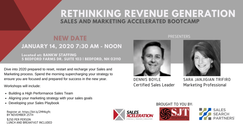 Rethinking Revenue Generation: Sales and Marketing Accelerated Bootcamp