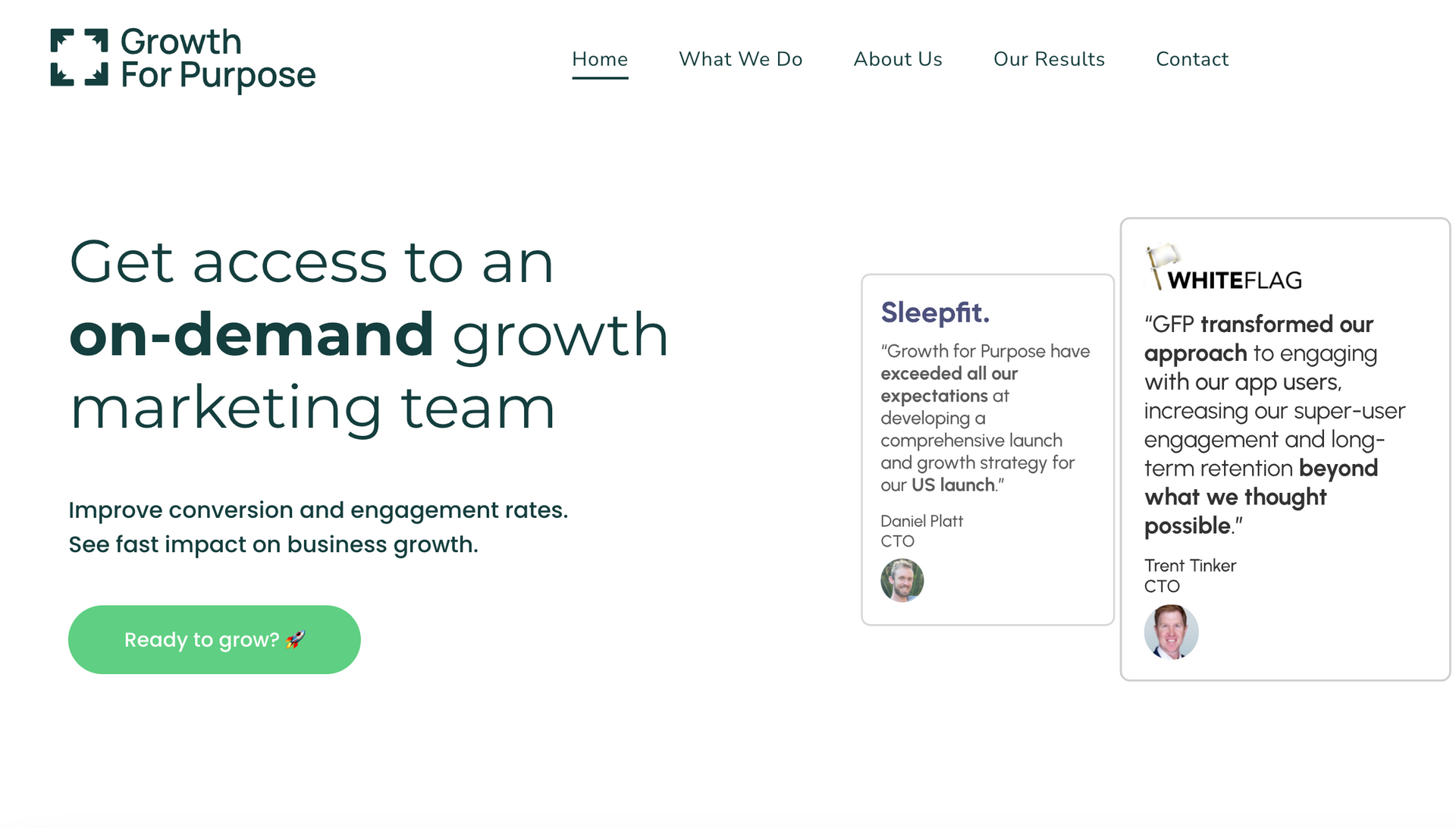 Helping You Grow with Purpose | Growth For Purpose