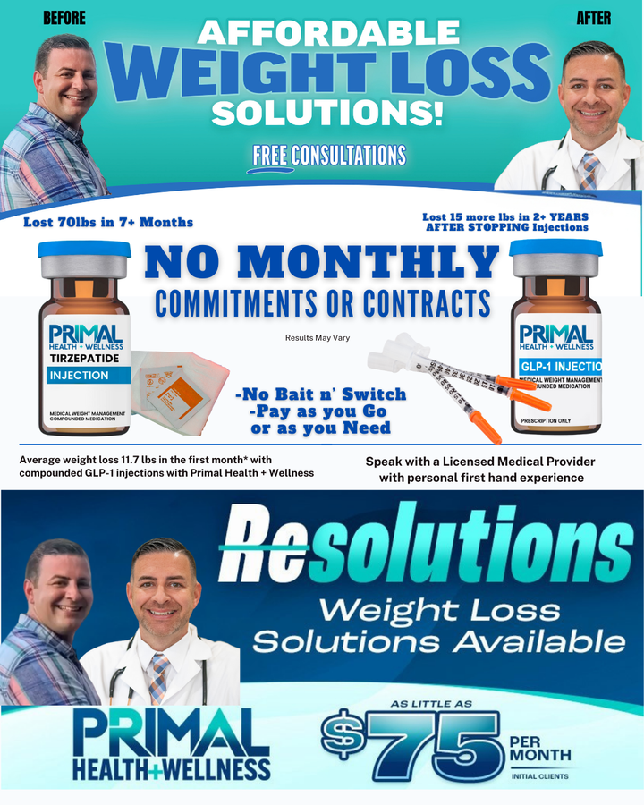 Weight Loss Semaglutide & Injections | Primal Health