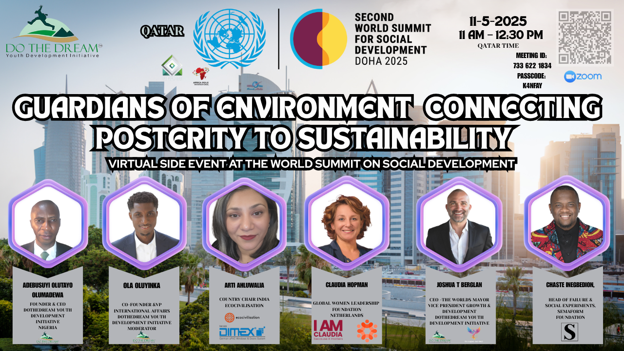 Guardians of Environment: World Social Summit Event