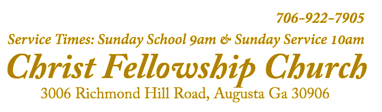 Christ Fellowship Church Augusta Ga