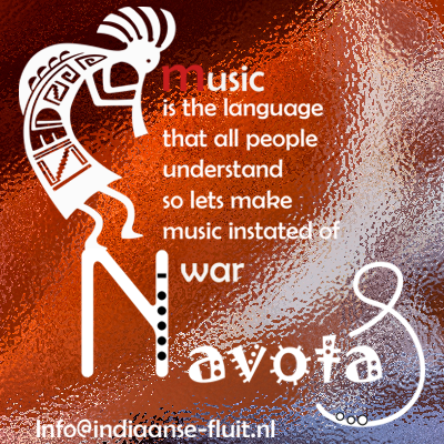 Indiaanse stijl fluit muziek