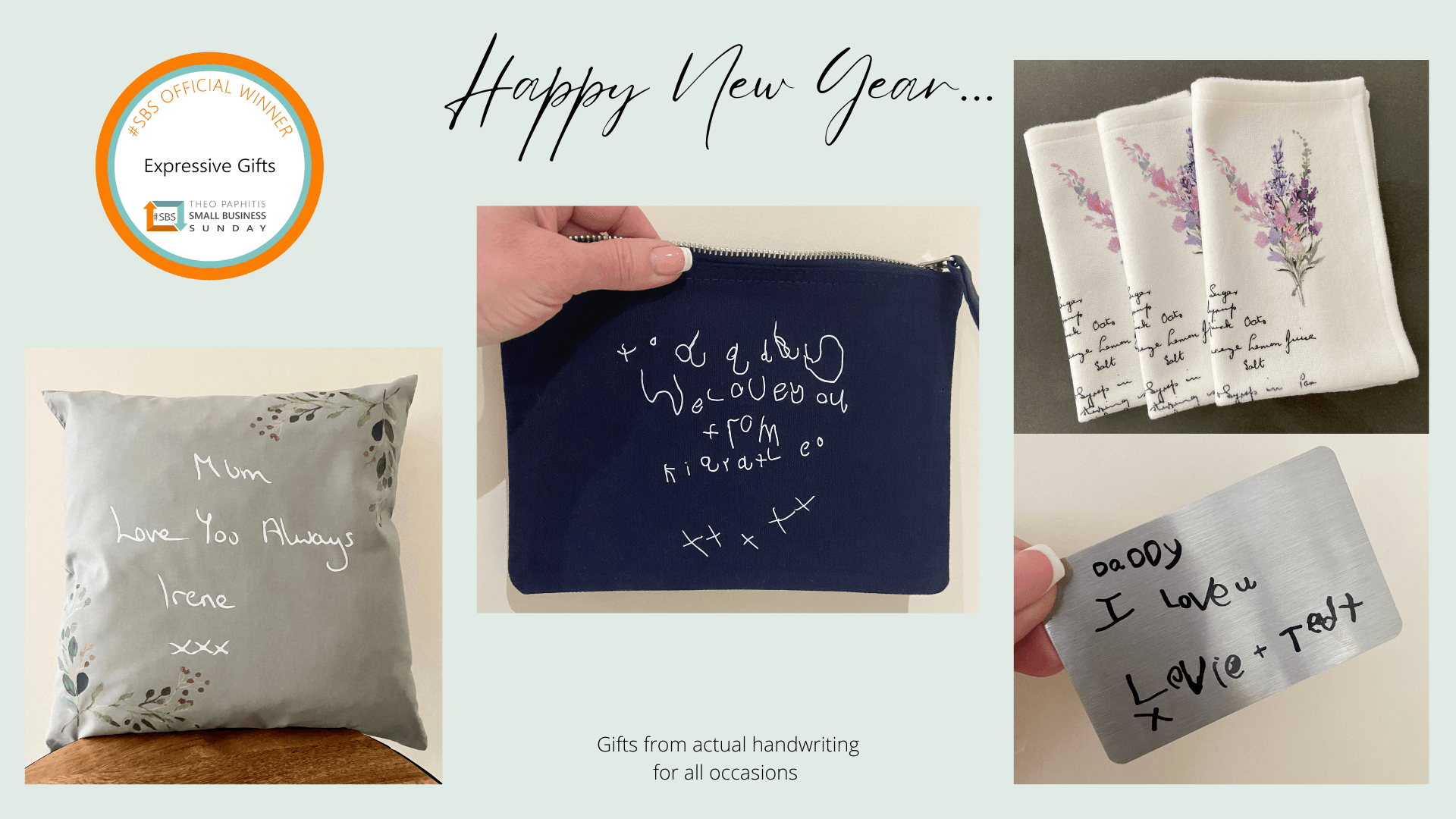 Expressive Gifts - Award winning handwriting gifts and keepsakes
