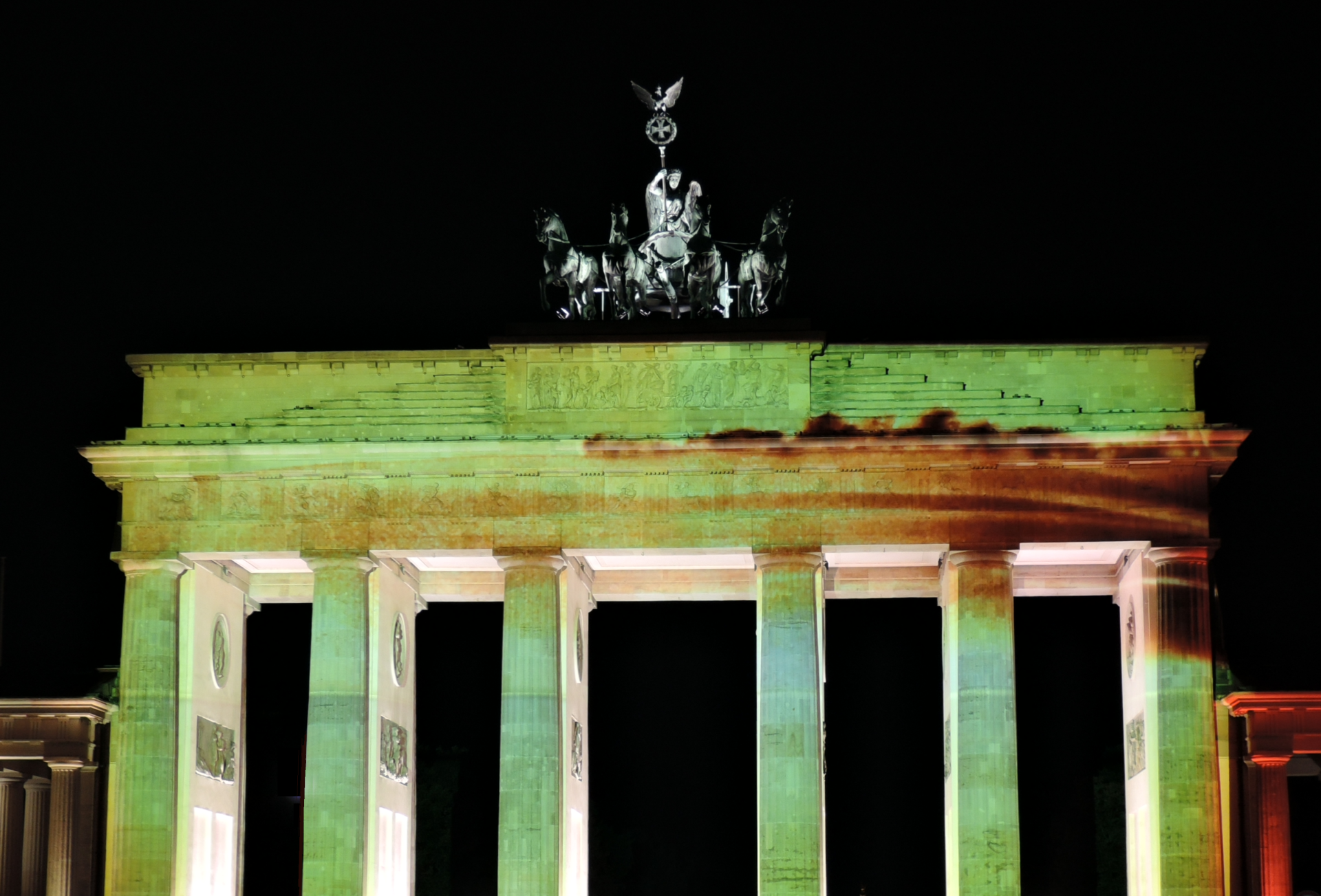 Brandenburger Tor, Quadriga, Barak Obama, Wahrzeichen Berlin,
