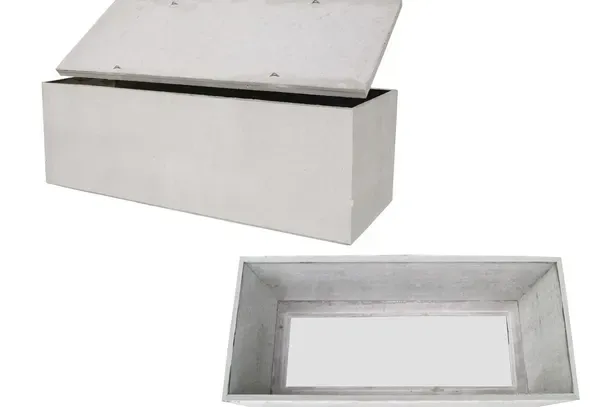 Watertight Burial Boxes Commercial Electric 2 Gang Blank Non Metallic