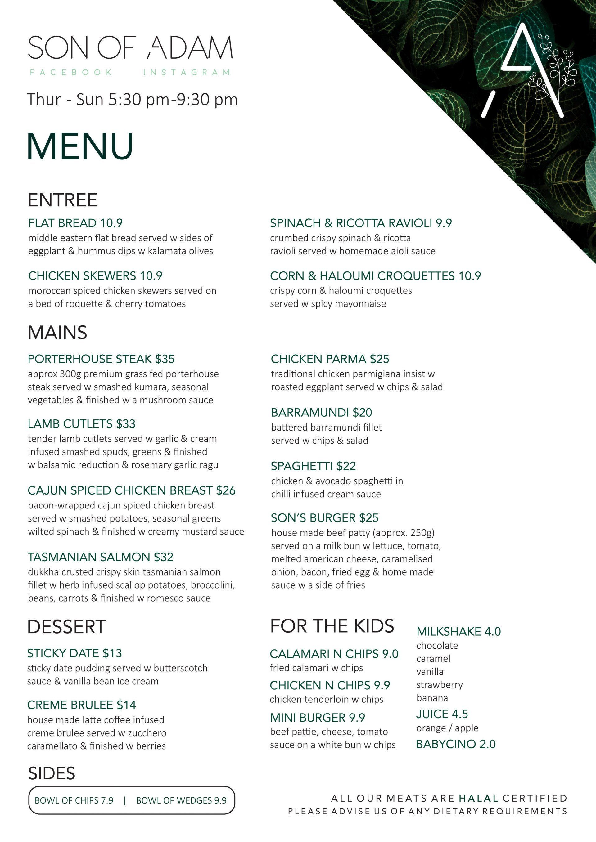 Son of Adam Cafe in Keysborough