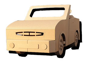 Cardboard Car Challenge! - Bouw een rijdende auto van karton