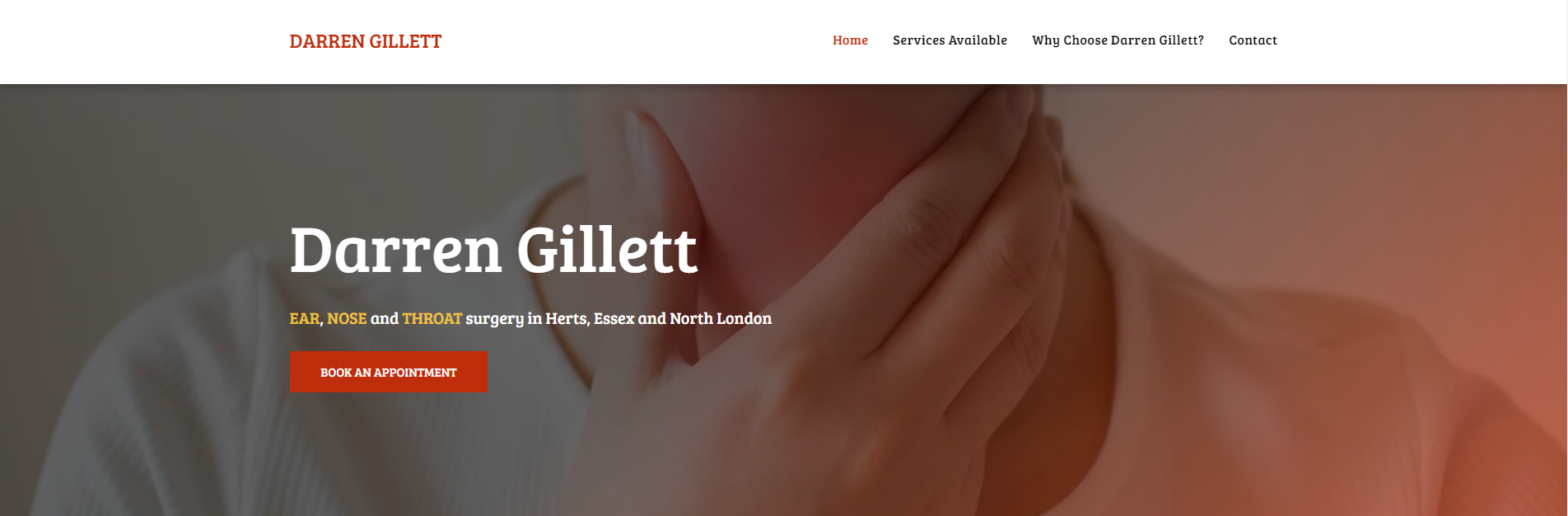 ENT Doctor London and Surrey | Darren Gillett