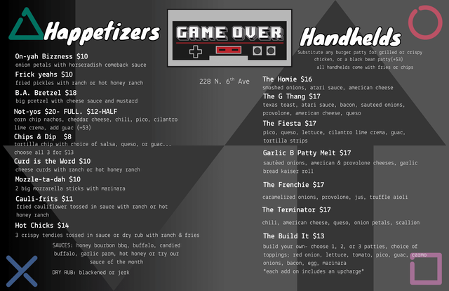 Game Over - Retro 80s/90s Nostalgic Themed Arcade Restaurant & Bar. Family Friendly!