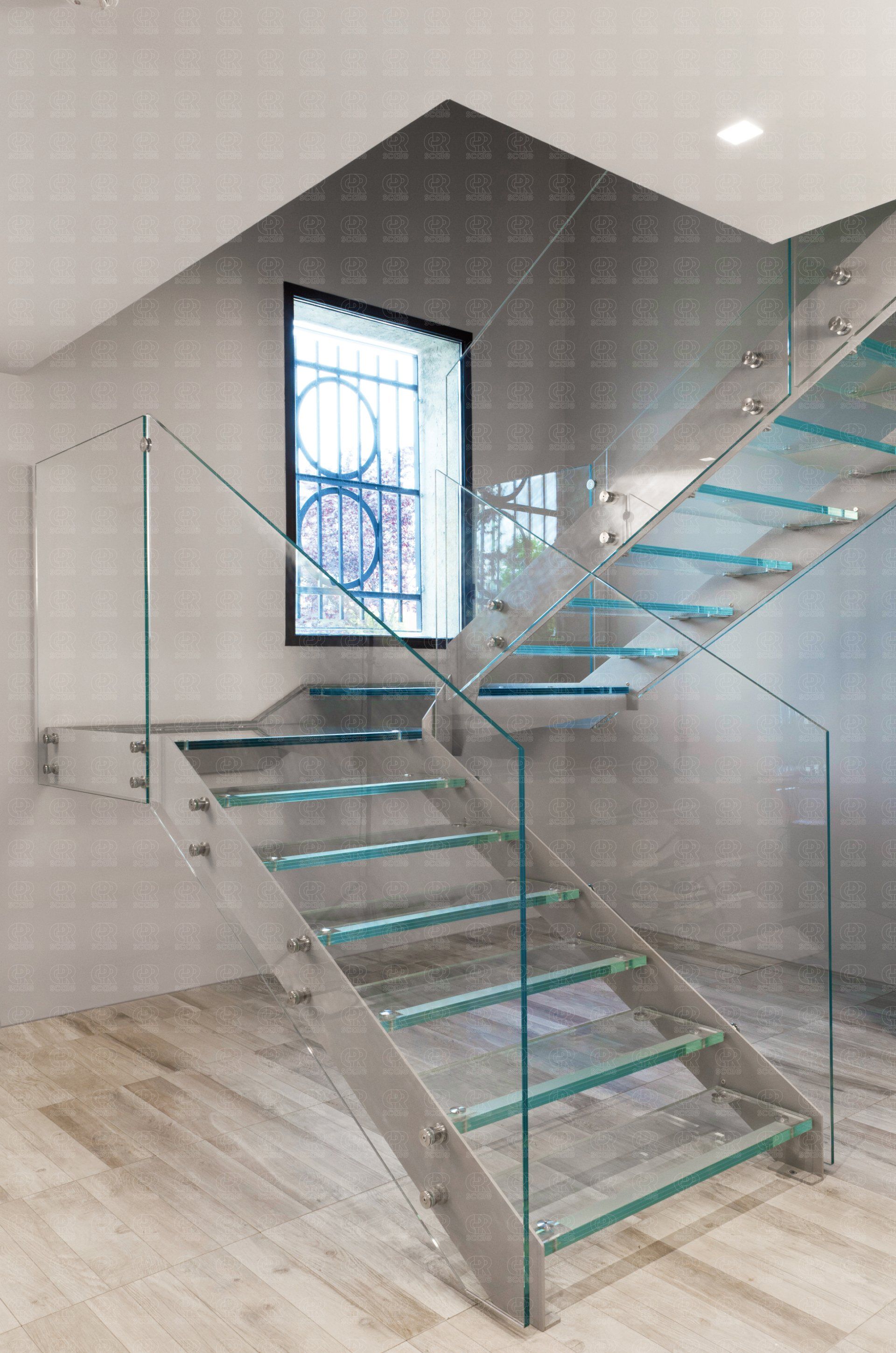 Scale in vetro moderne di design | Brescia, Castelcovati | C.P.R. Scale