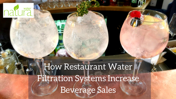 How Restaurant Water Filtration Systems Increase Beverage Sales