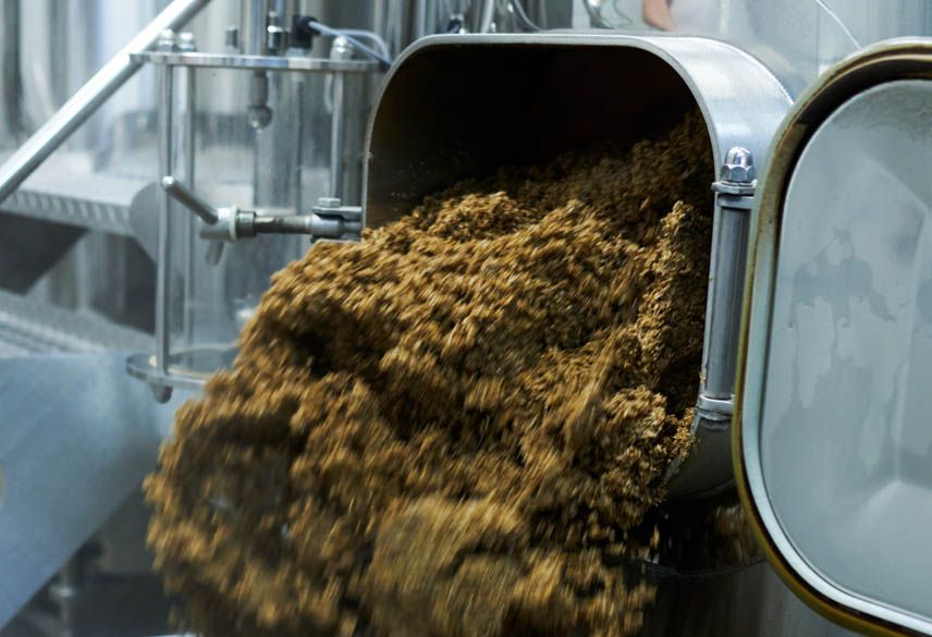 Four ways use bulk bins with spent grains