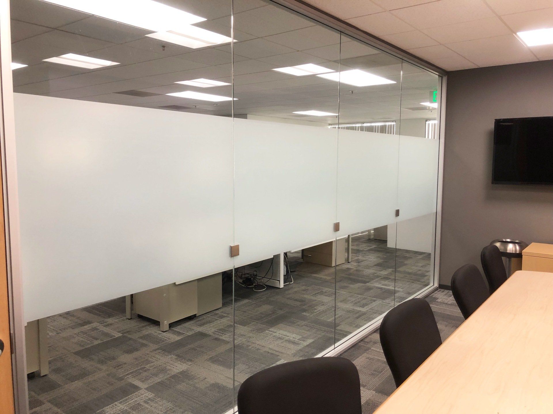 Decorative Window Film - Decorative Films - White Frost Window Tinting ...