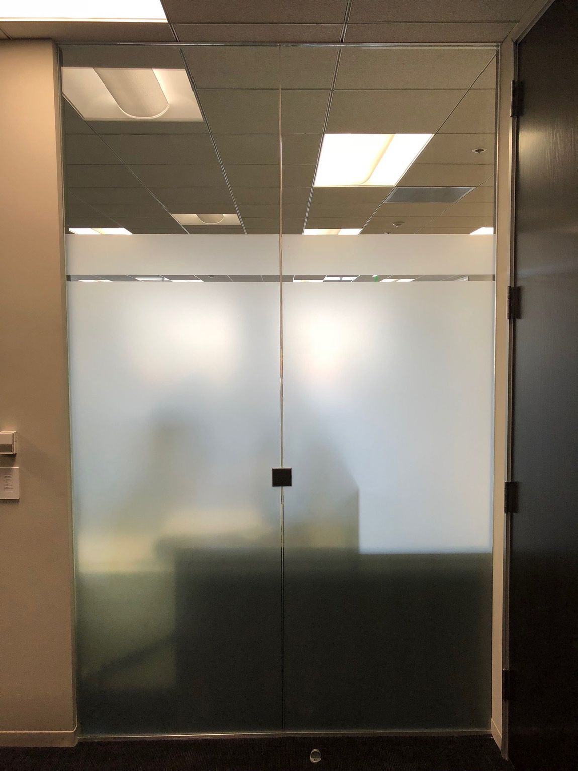 Decorative Window Film - Decorative Films - White Frost Window Tinting ...