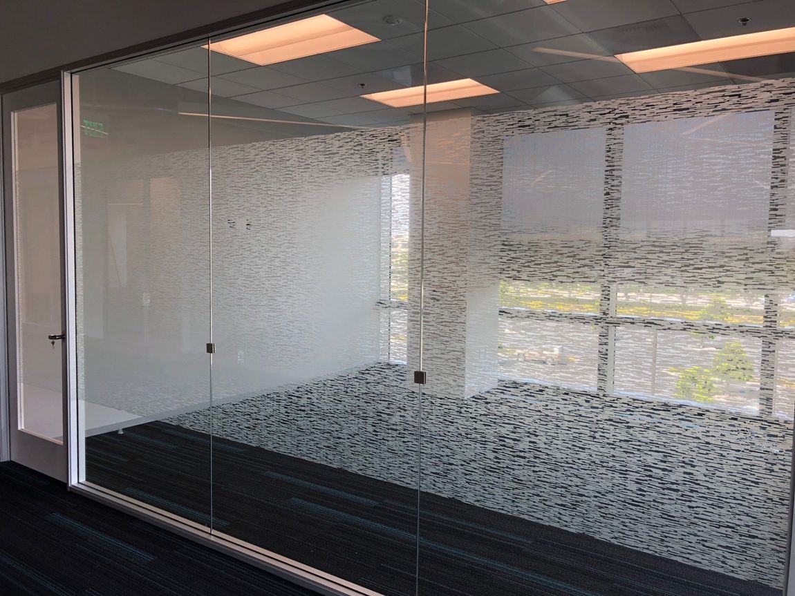 Decorative Window Film - Decorative Films - White Frost Window Tinting ...