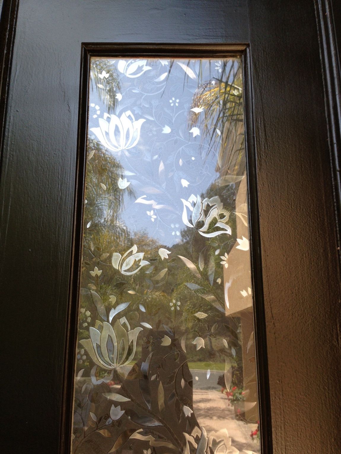 Decorative Window Film - Decorative Films - White Frost Window Tinting ...