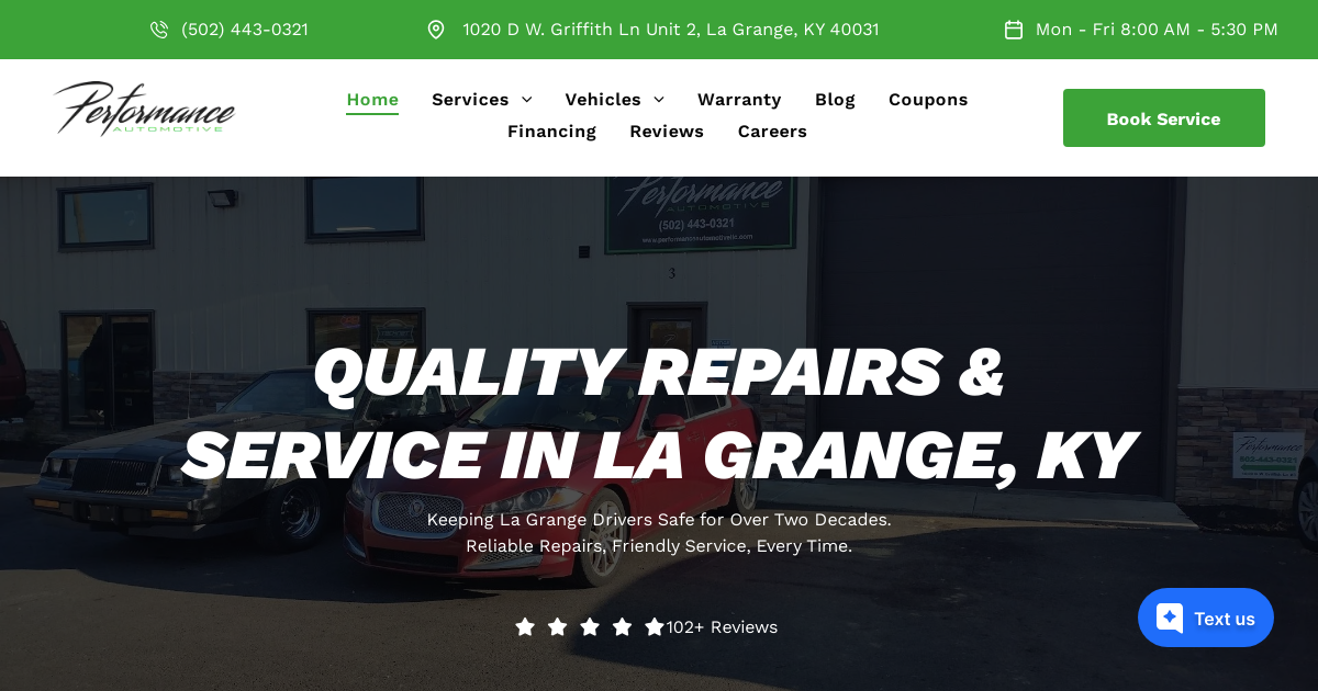 Customer Reviews in La Grange, KY | Performance Auto Care