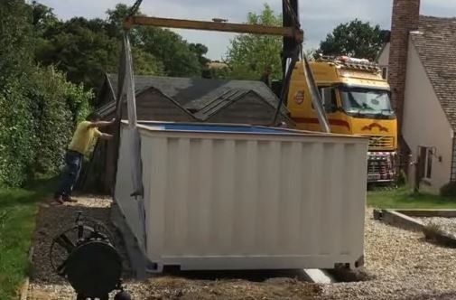 Alternative Pools: Building a Cargo Container Swimming Pool