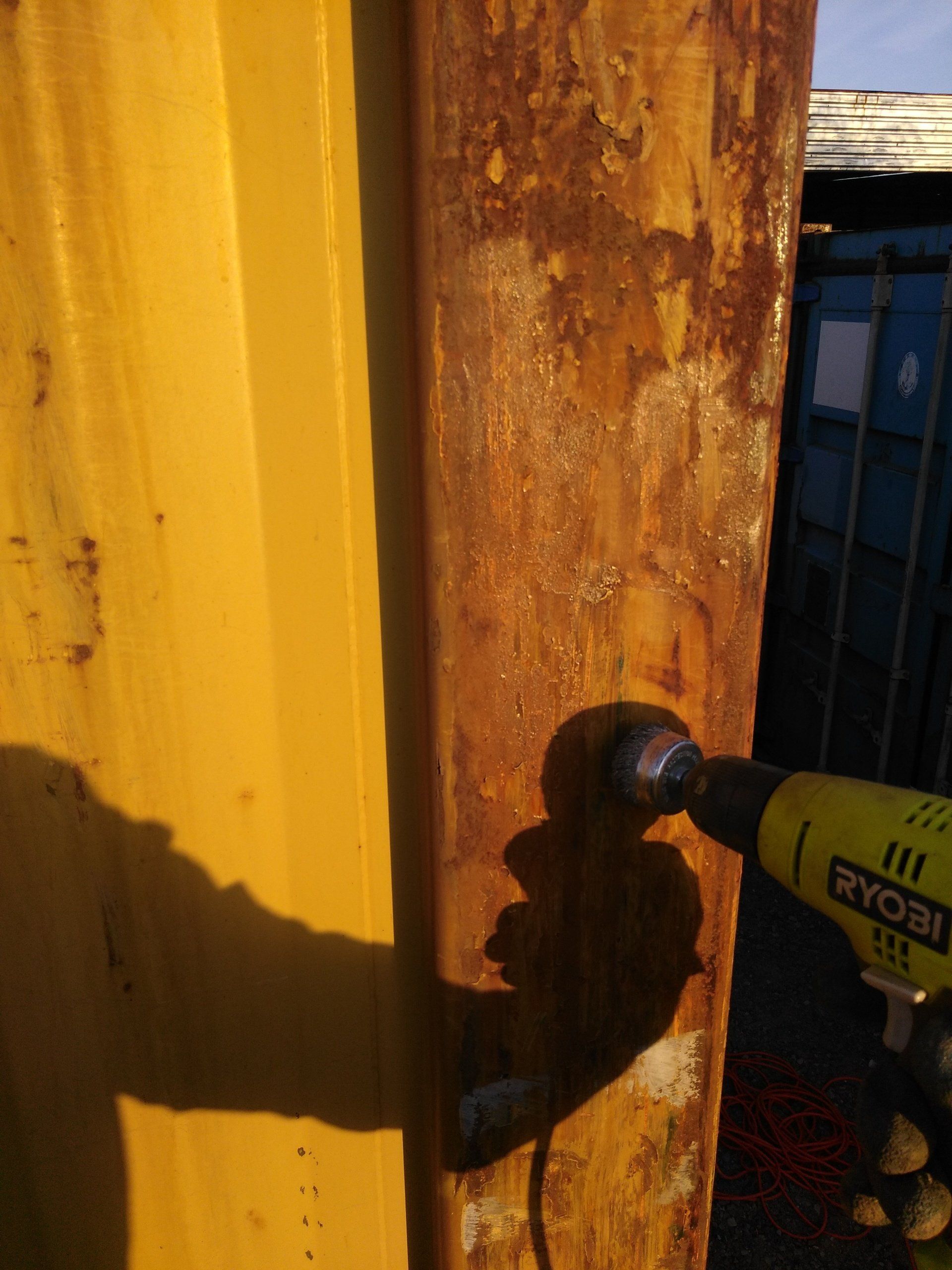 How to Remove Shipping Container Rust