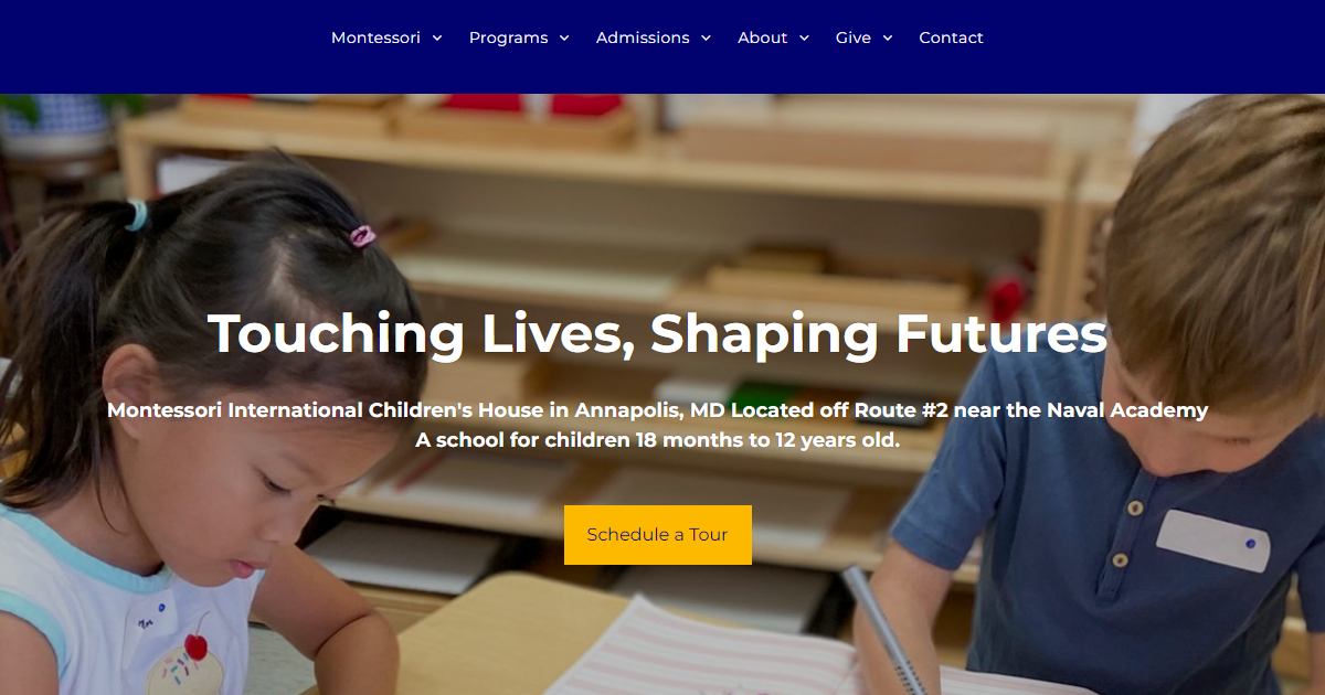 Dr Montessori | Montessori International Children's House