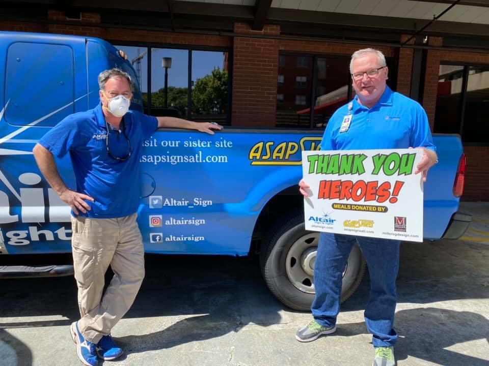 Altair Sign & Light Gives Back To Piedmont Hospital