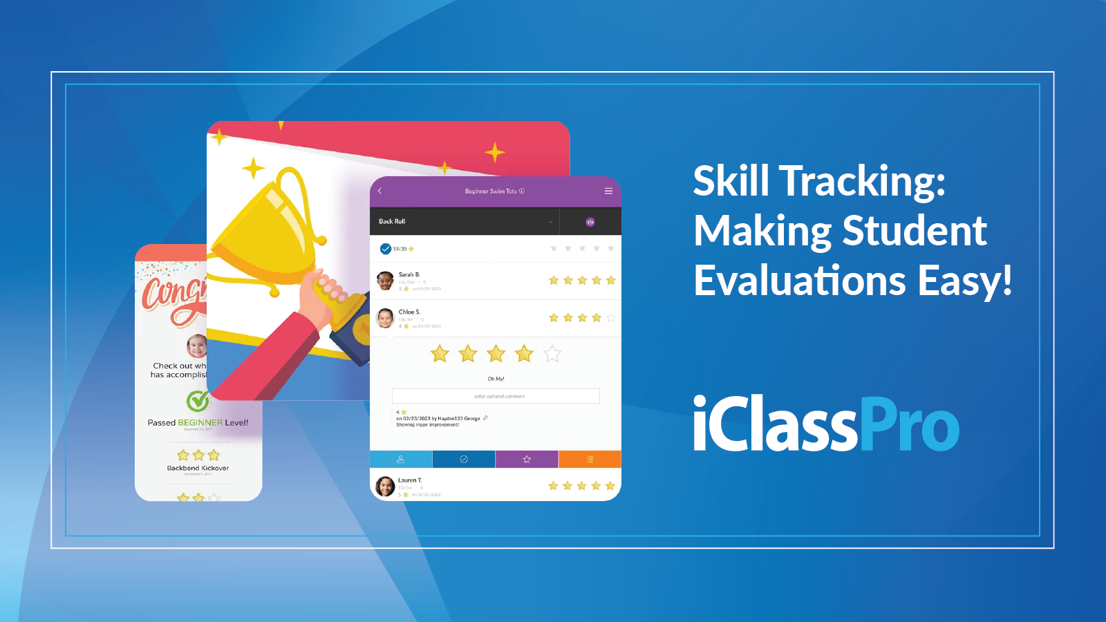iClassPro Student and Athlete Progress Skills Tracker