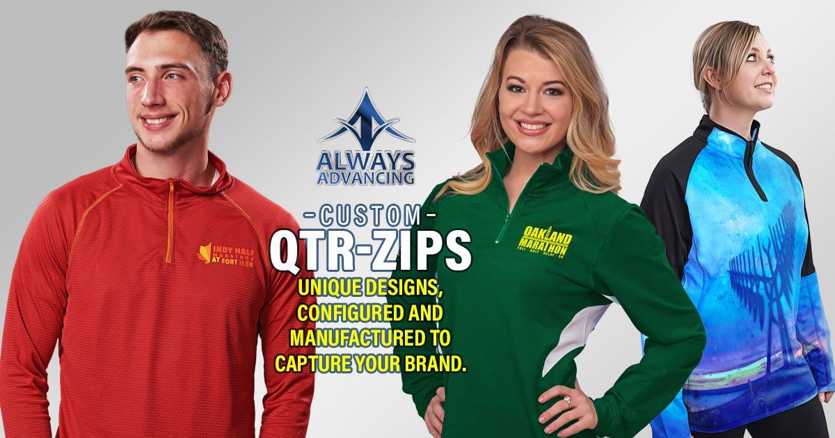 Custom Qtr-Zip Pullovers