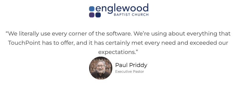 Best in Class Cloud Based Church Management Software - TouchPoint