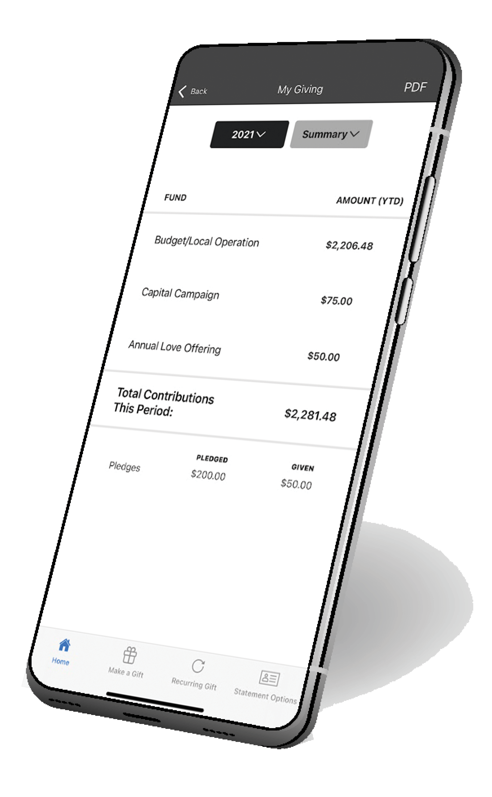 Integrated Mobile App - Church Management Software - TouchPoint