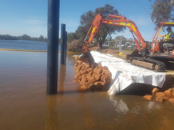 Marine Pile Driving and Jetty Construction, North Dandalup
