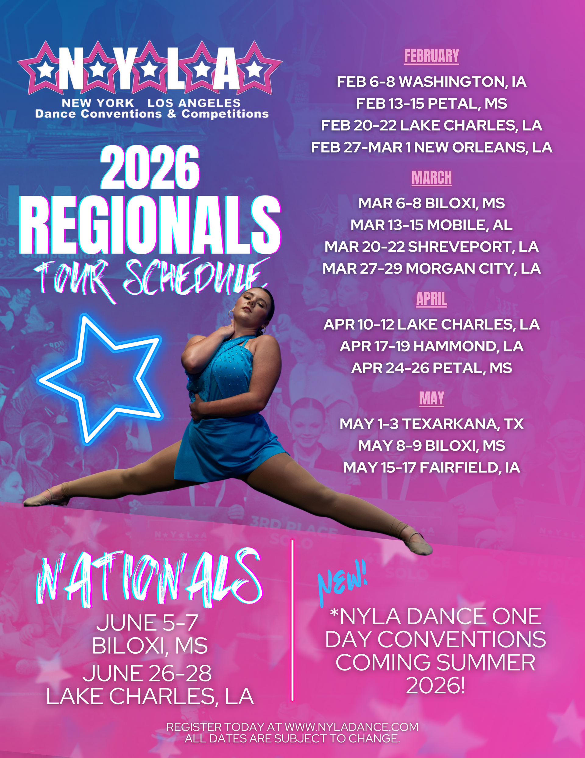 NYLA Dance | Tour Dates - Dance Competitions