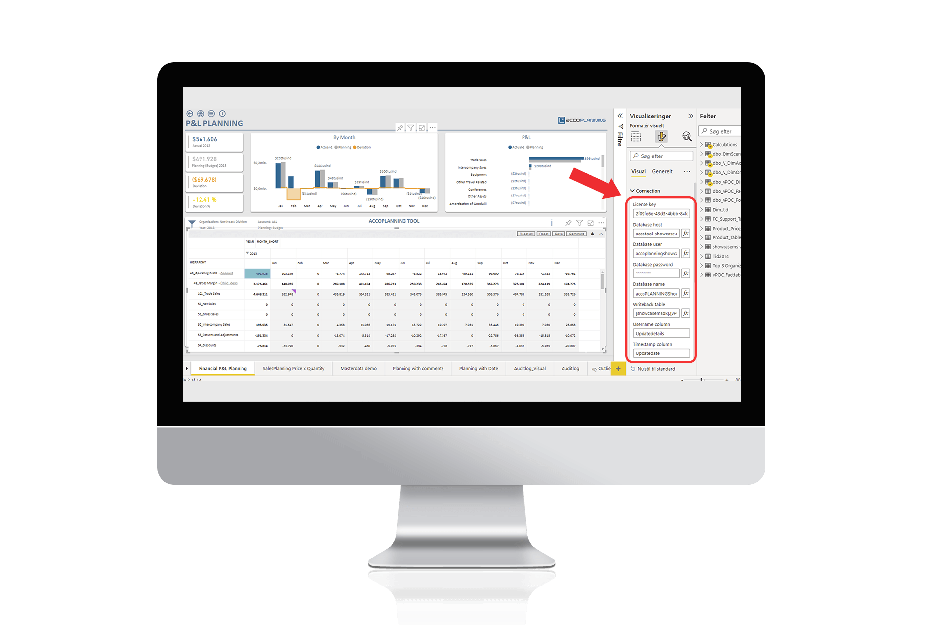 accoPLANNING - Planning directly in Power BI
