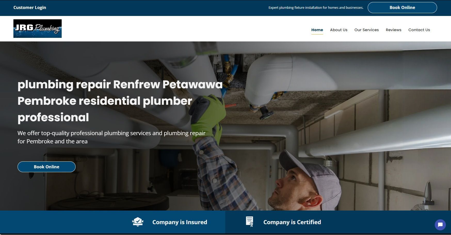 Plumbing Services | Pembroke, ON | JRG Plumbing Inc.