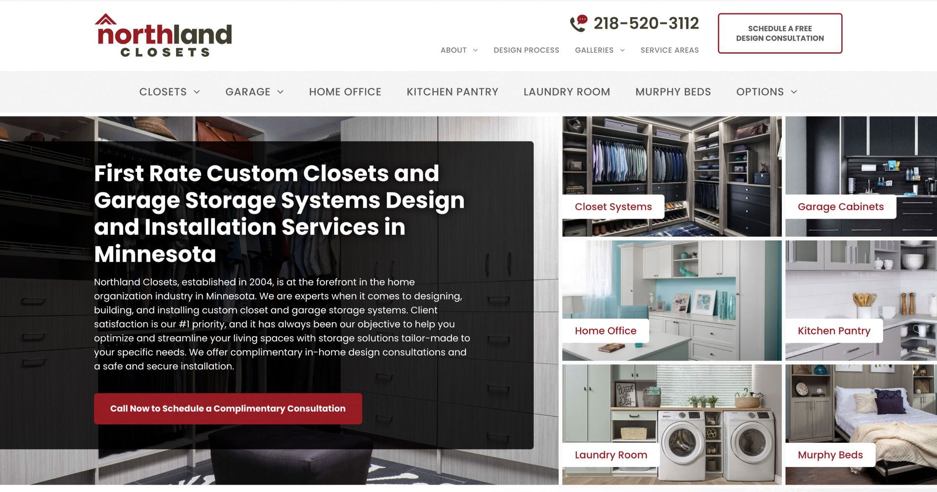 Northland Closets 3D Design Process