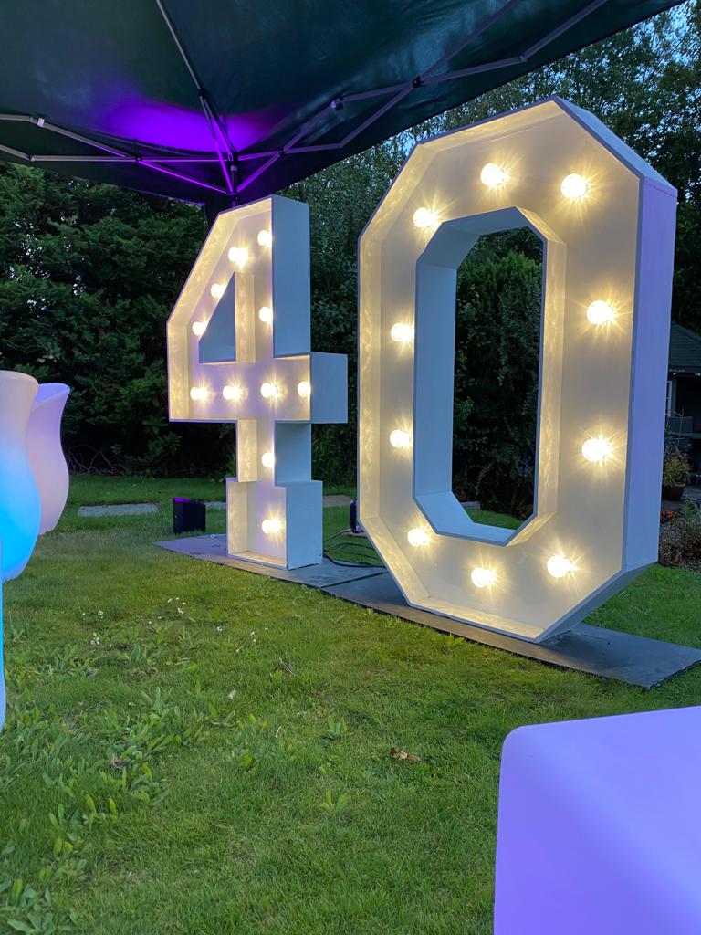 Light up letters Bolton, Lancashire, Ice Entertainment UK