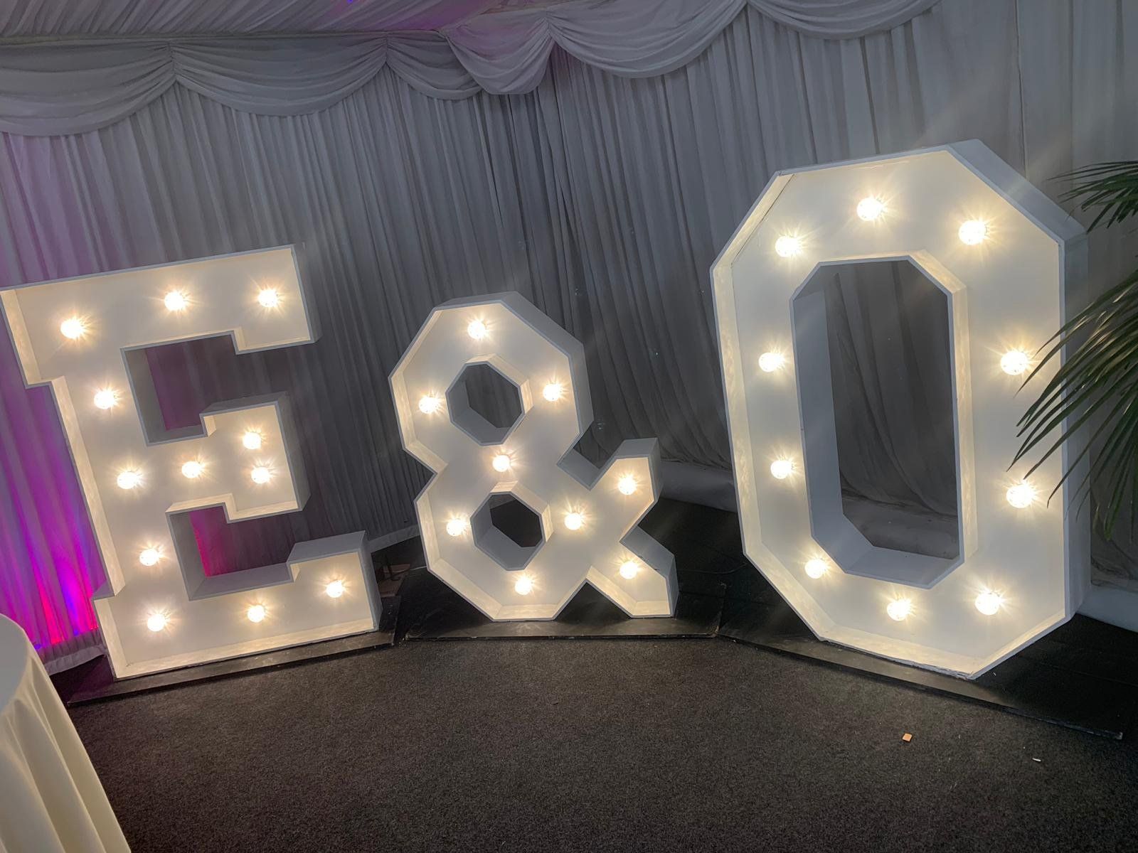 Light up letters Bolton, Lancashire, Ice Entertainment UK