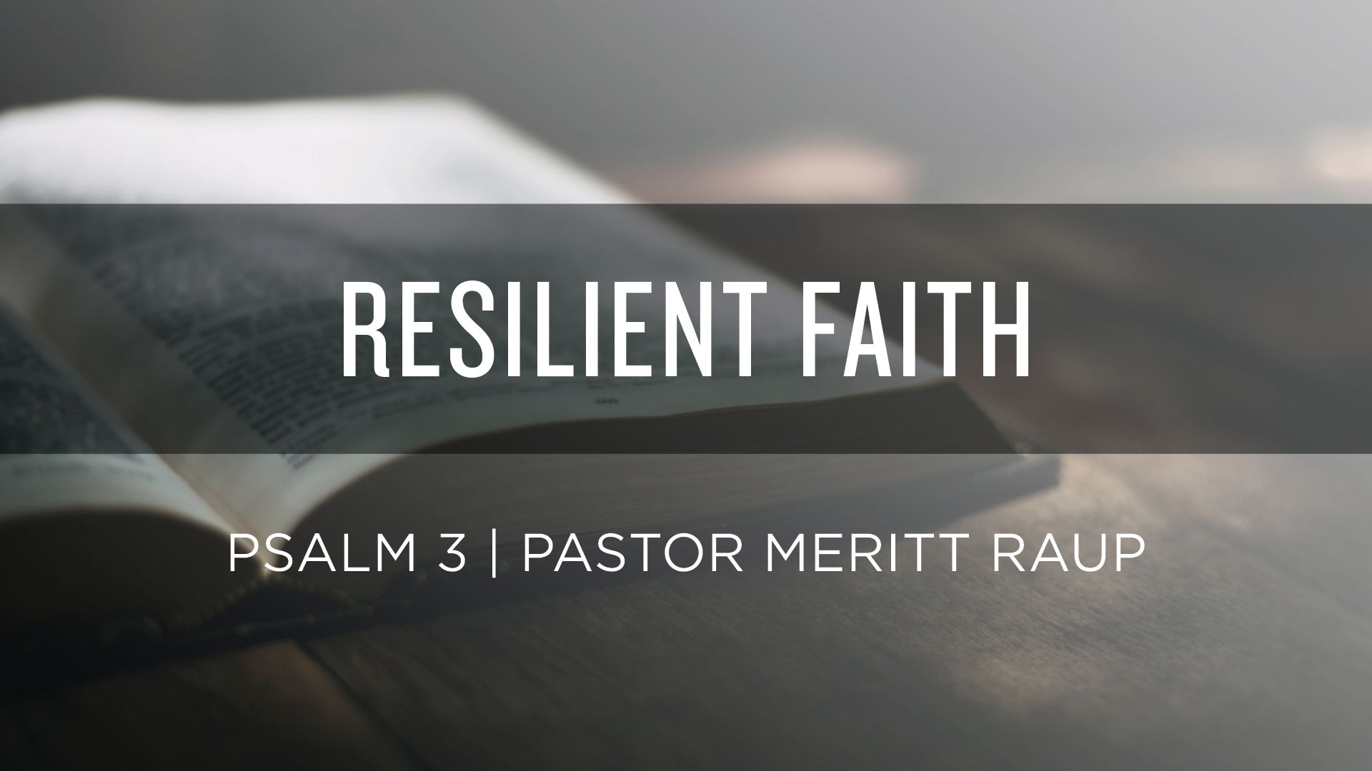 Resilient Faith