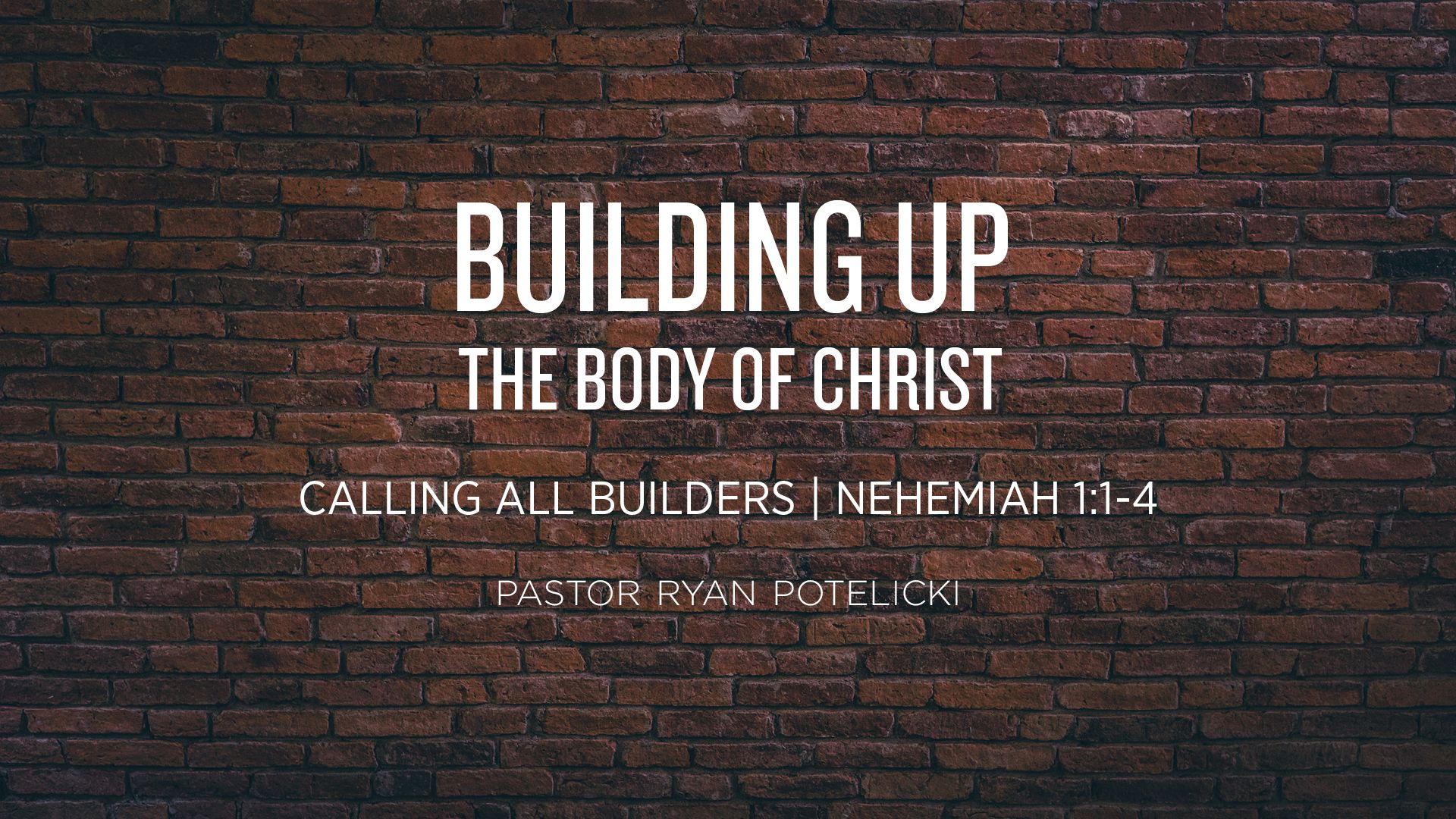 Calling All Builders