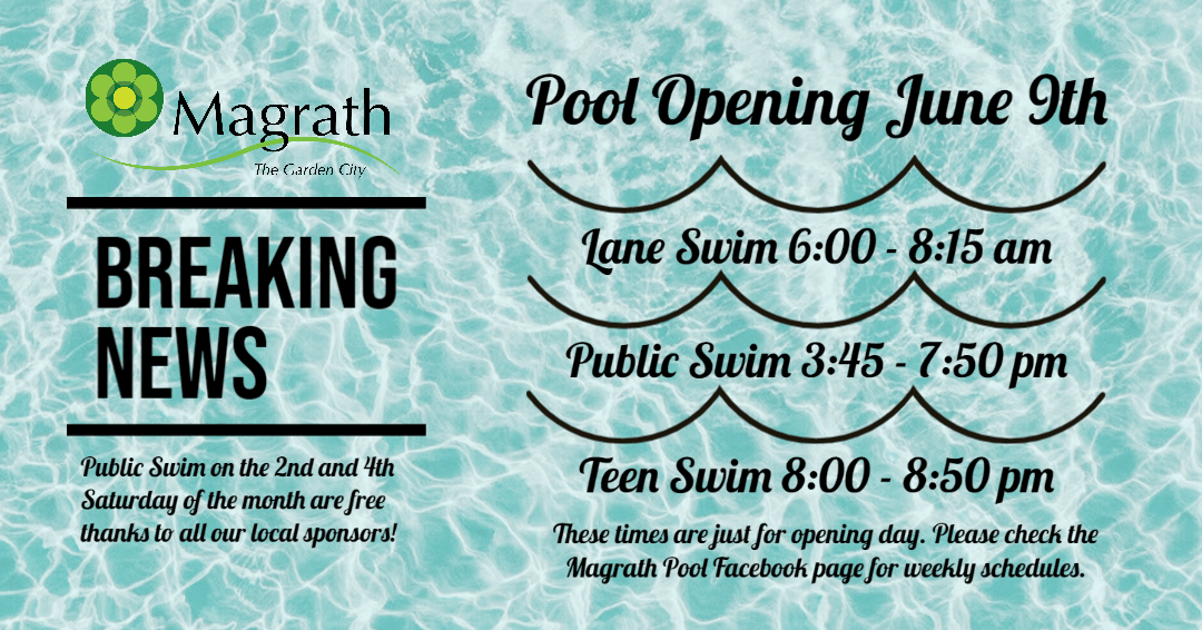 Pool Opening!