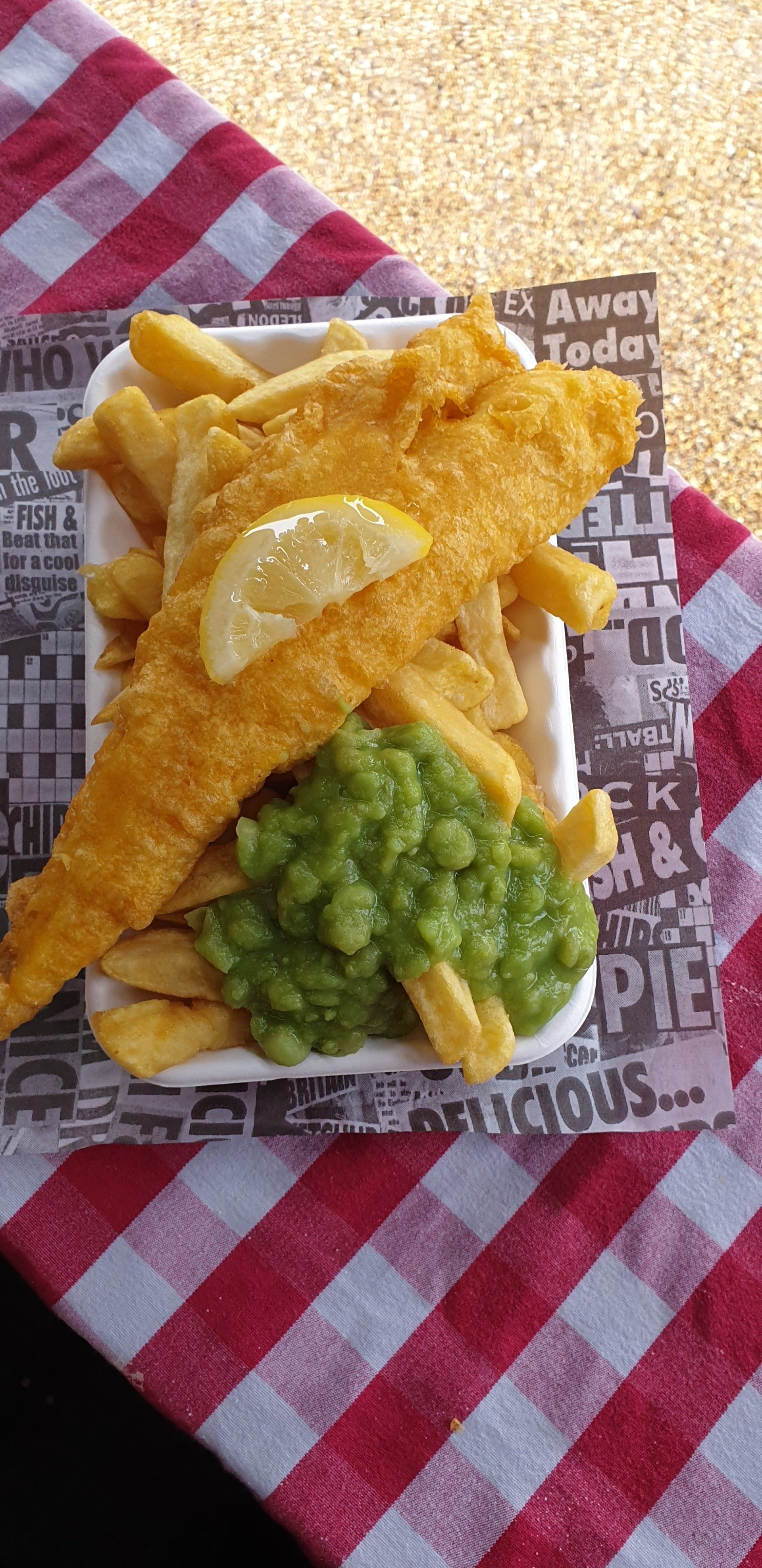 Proper Fish And Chips At The Hungry Plaice