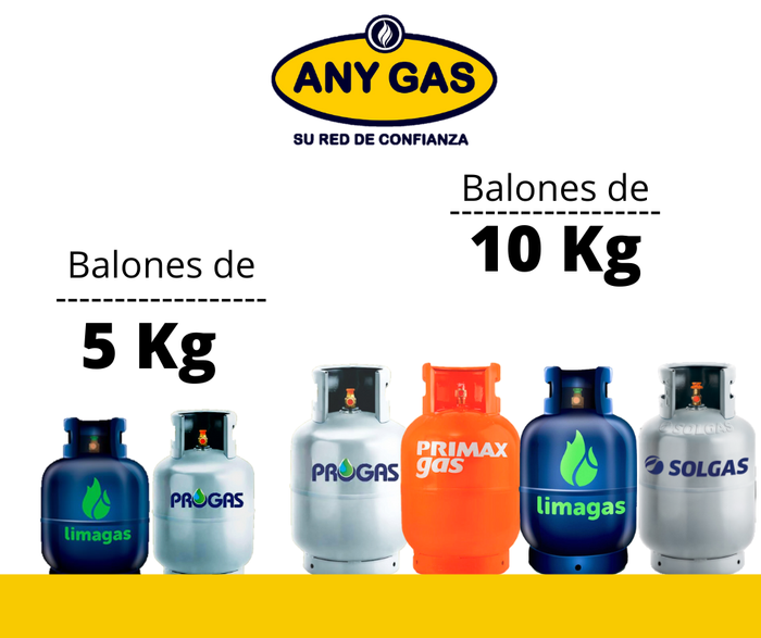 ANY GAS Distribución de balones de gas