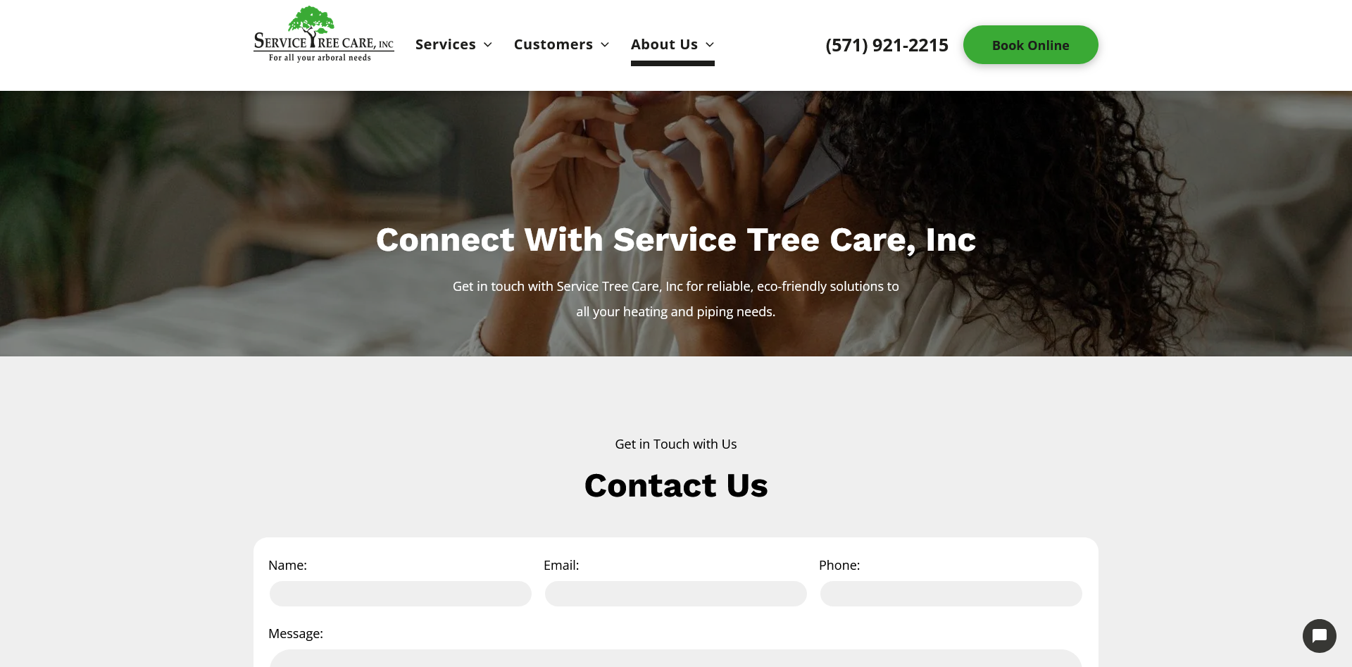 Contact Us | Tree Removal | Service Tree Care, Inc