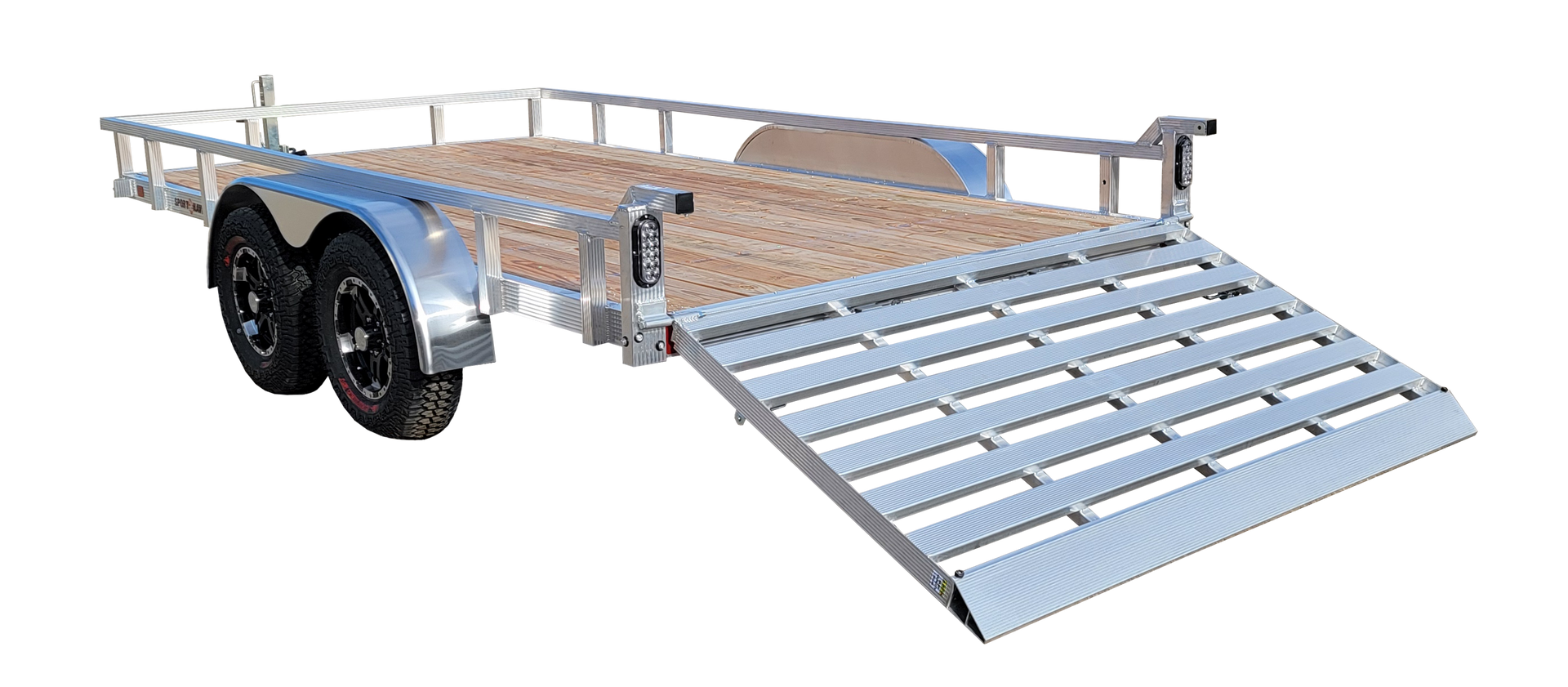 All Terrain Tire Aluminum Utility Trailers