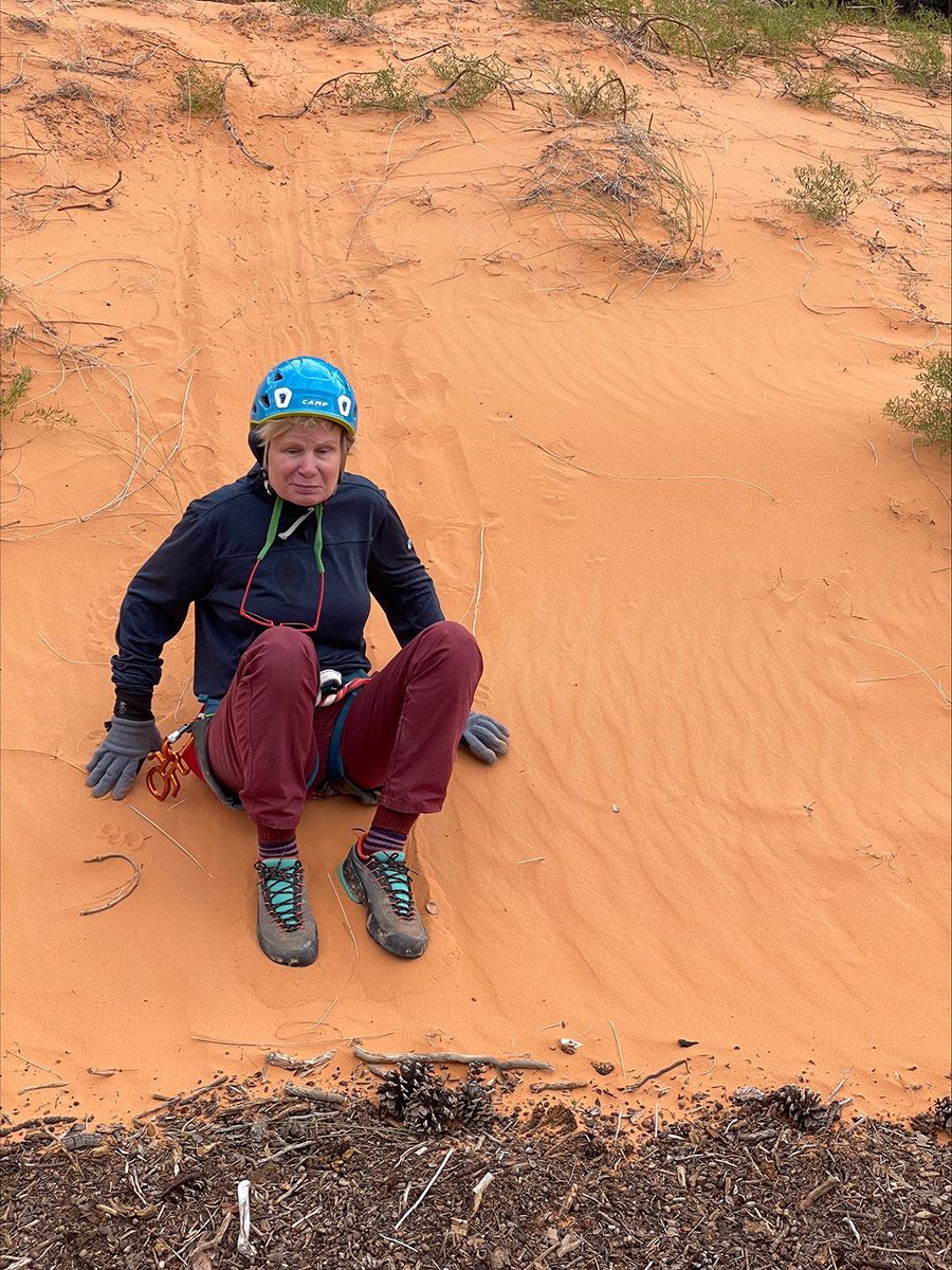 Rappelling At Coral Pink Sand Dunes State Park