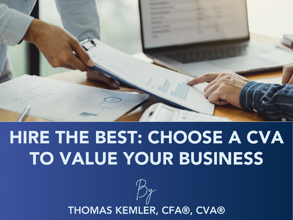 Hire the Best: Choose a CVA for Business Valuation | Boyce