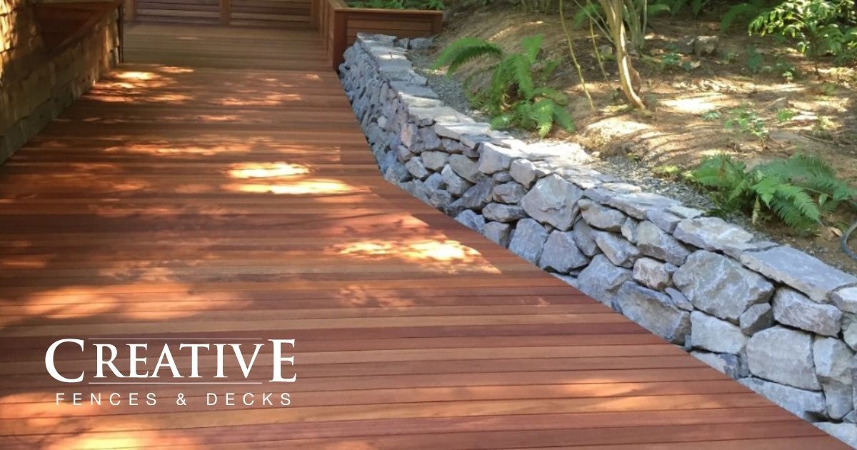 Retaining Walls in Portland by Creative Fences & Decks